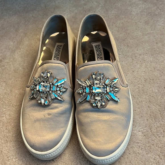 Badgley Mischka | Shoes | Jeweled Sneakers | Poshmark